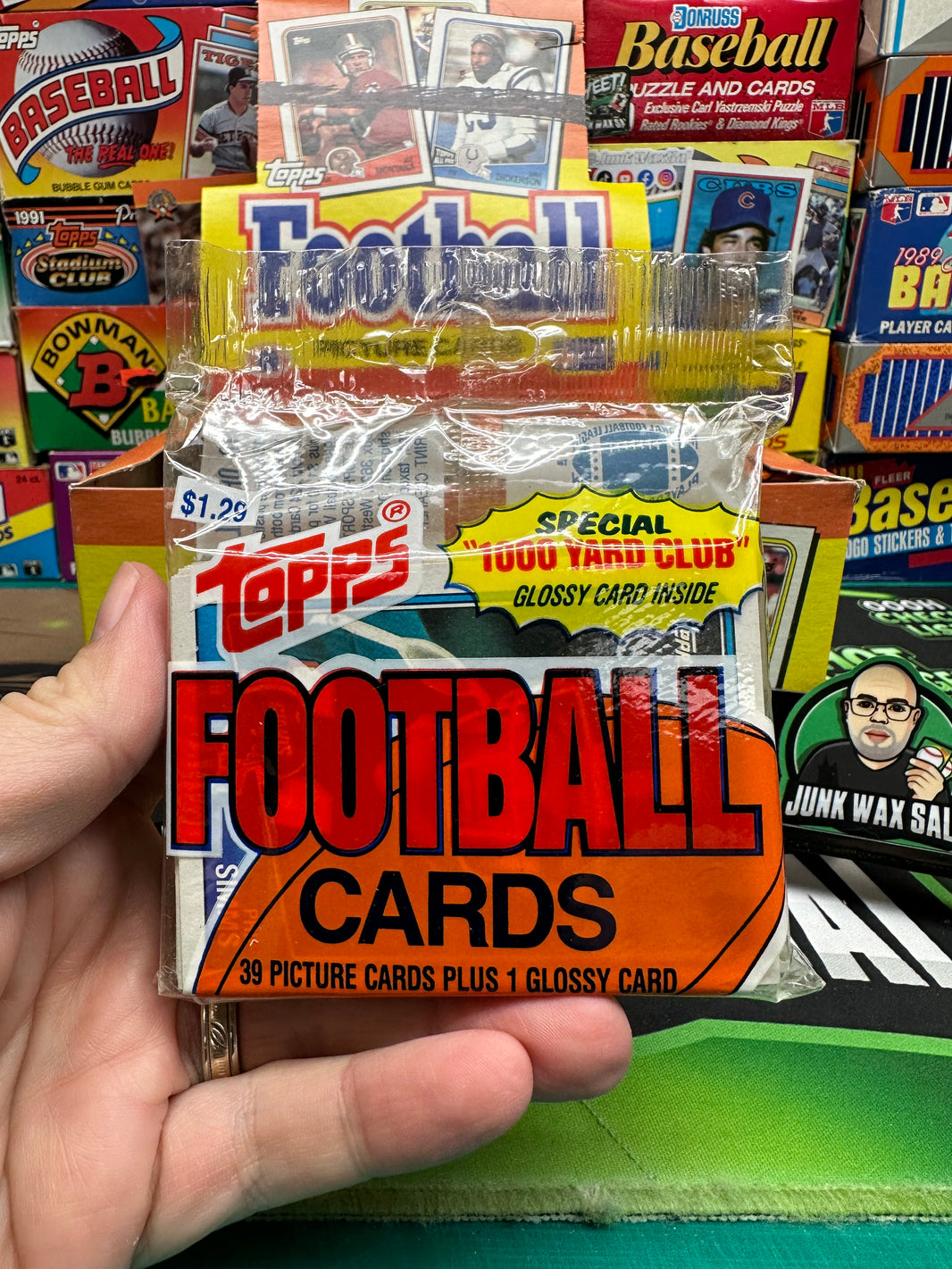 1980-89 Football Card Packs – Junk Wax Sal