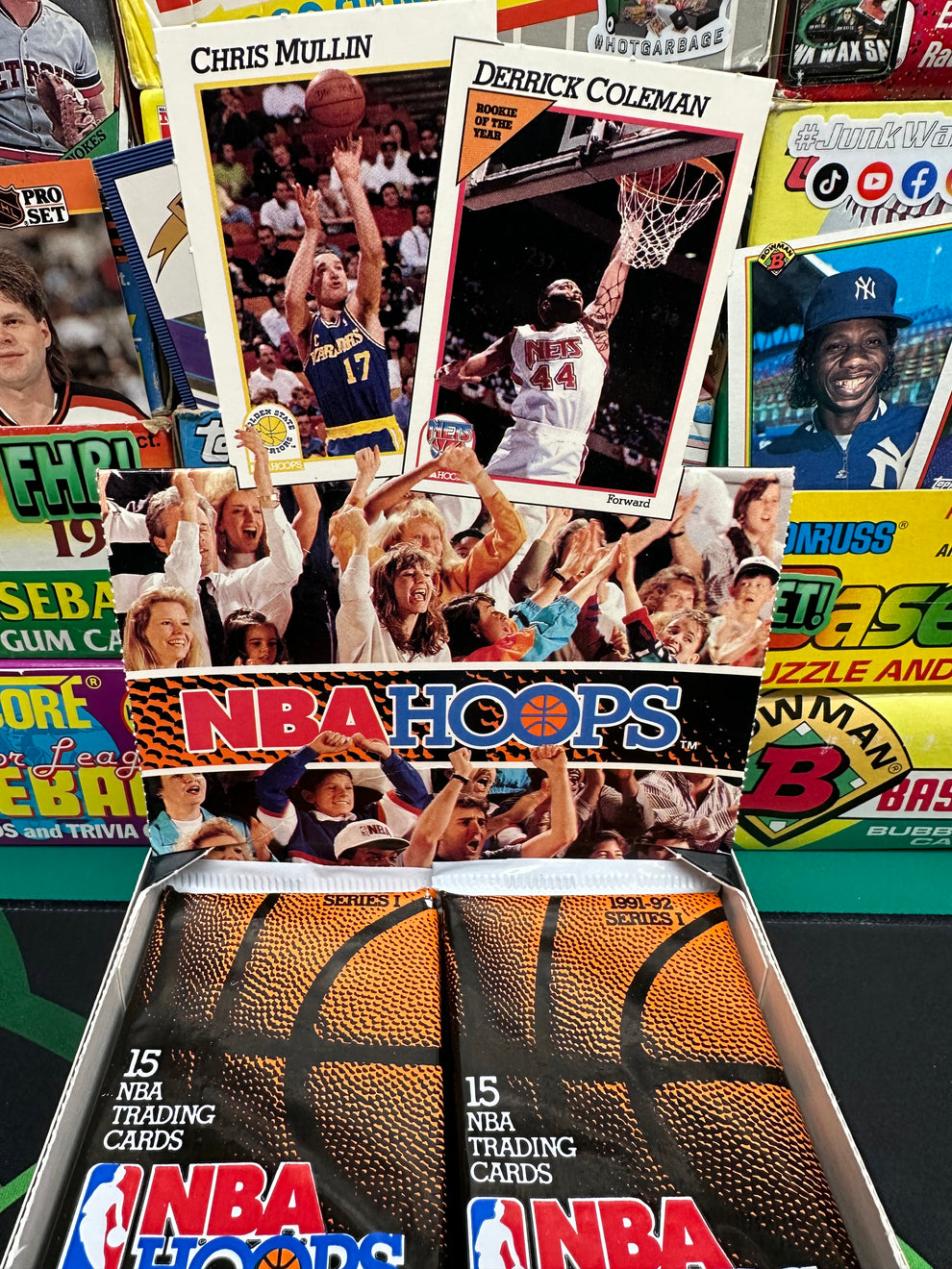 1991-92 NBA Hoops Series 1 Basketball Pack – Junk Wax Sal